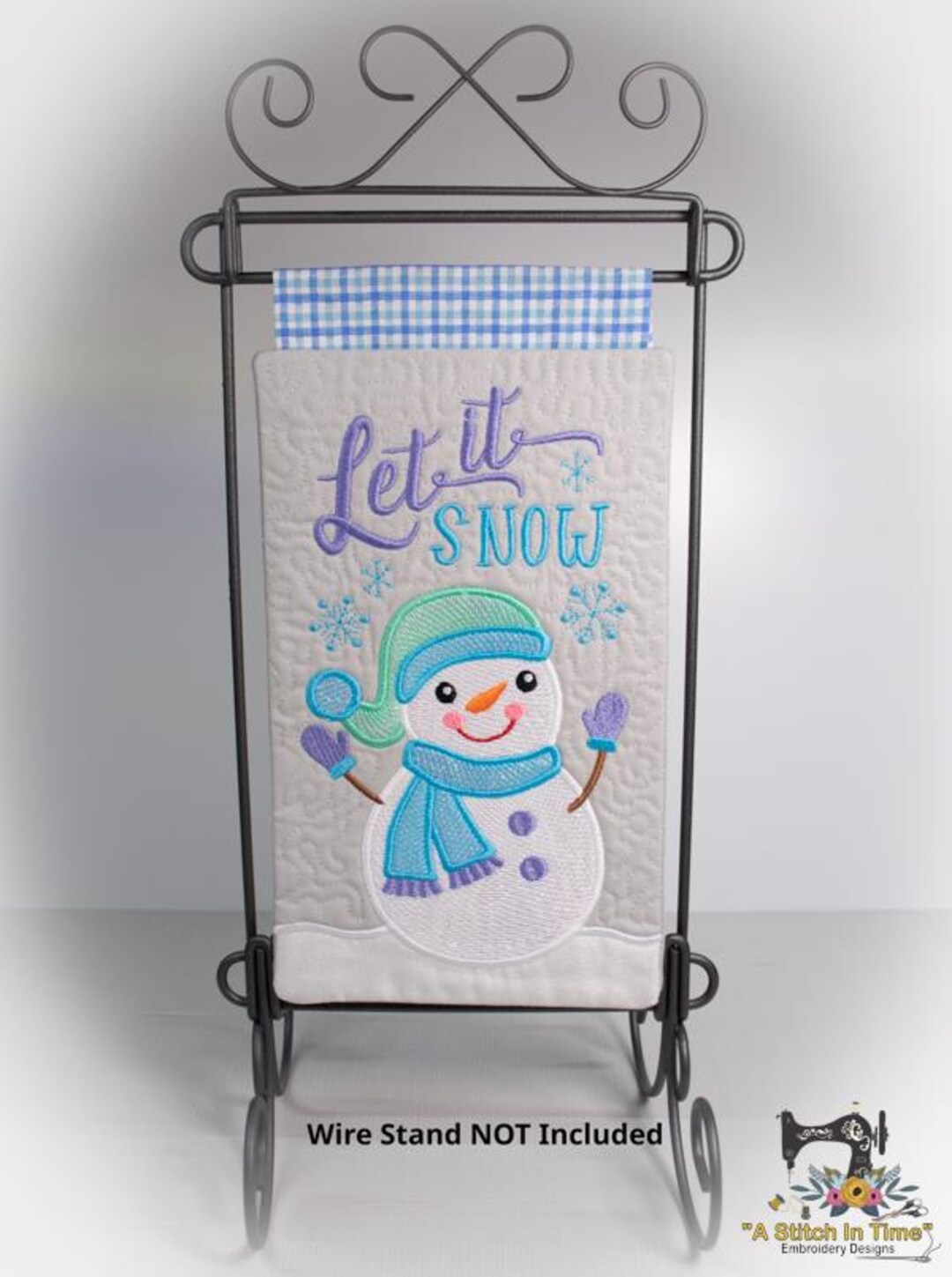 Let It Snow Mini Quilt Hanging - Etsy