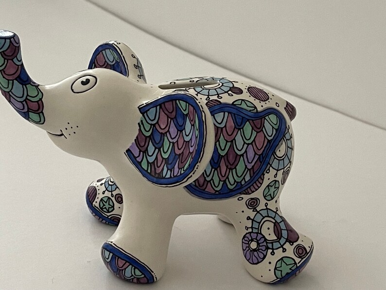 Elephant Bank - Etsy