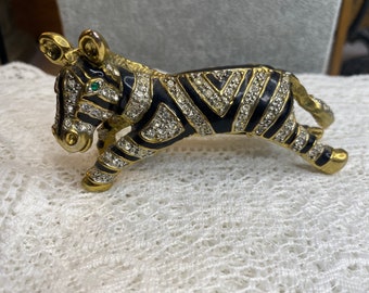 Brass Zebra Brooch - Etsy
