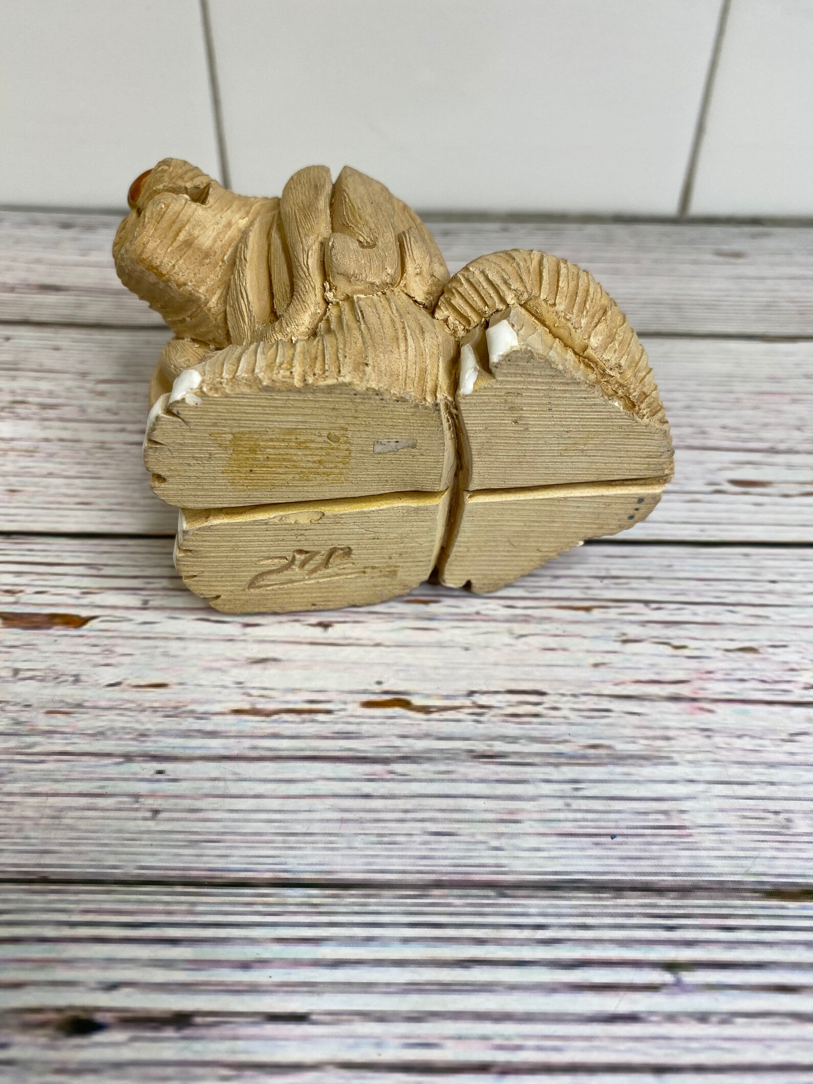 Vintage Artesania Rinconada Lion Figurine Pottery From - Etsy