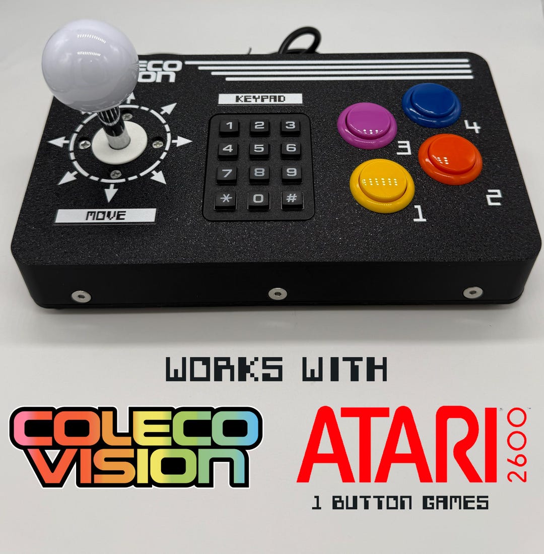 Colecovision Arcade Stick: Sanwa Buttons, Super Action Controller - Etsy