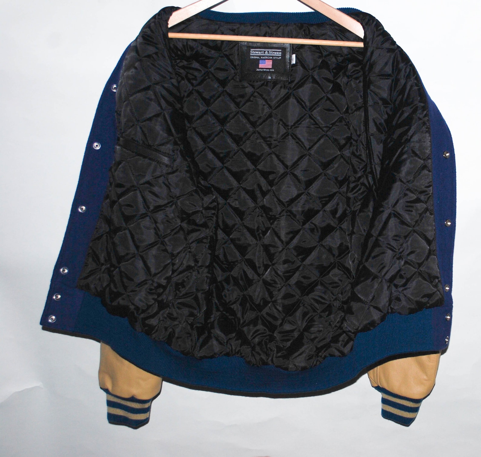 Stewart and Strauss Original Varsity Letterman Jackets Wool and Leather ...