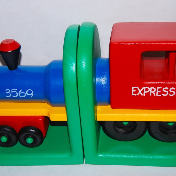 Train Bookends - Etsy