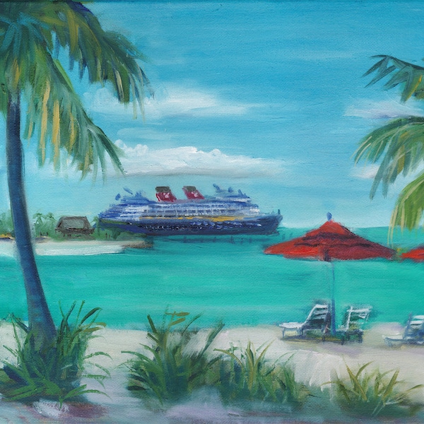 Castaway Cay Painting - Etsy
