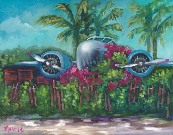 Stranded at Castaway Cay Oil Painting Original Art Ready to | Etsy