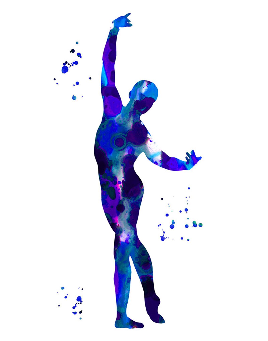 Ballet Dancer Print Male Ballet Dancer Print Ballet - Etsy