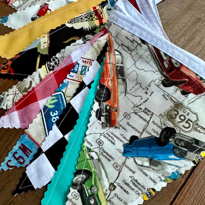 Vintage Car Fabric - Etsy