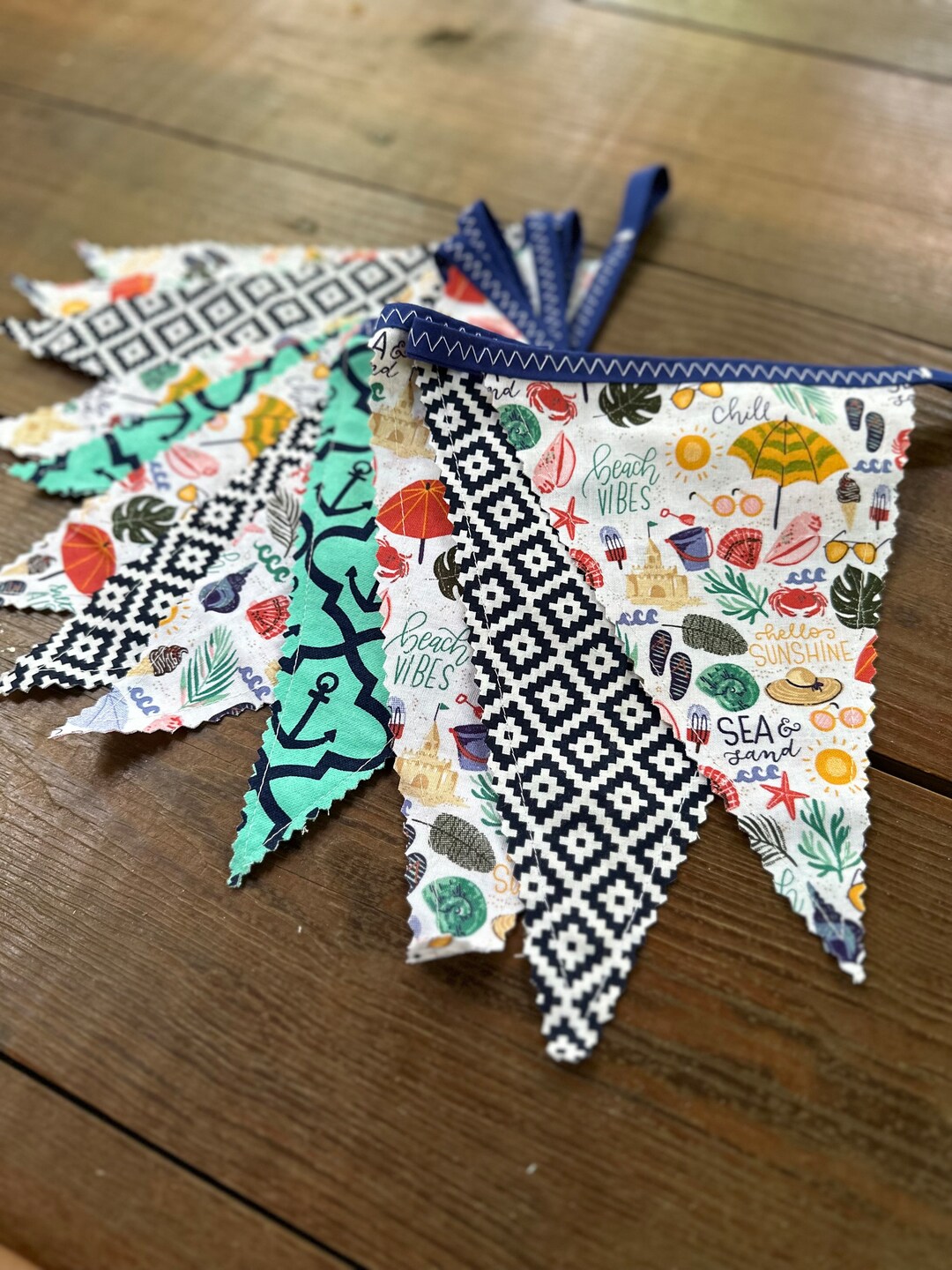 Beach Life Banner Boardwalk Pennants Summer Sand Sea Salt Pennant Flag ...