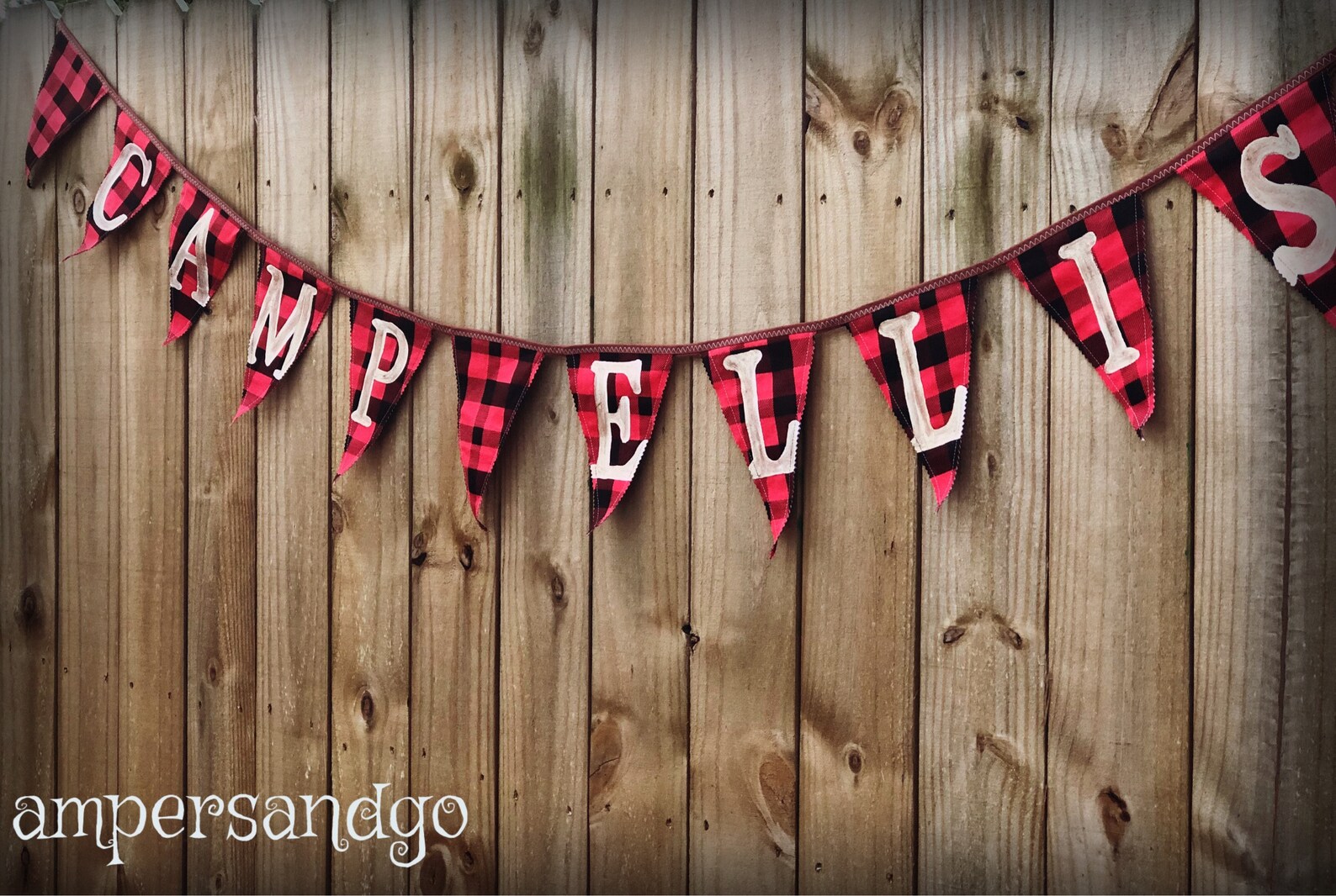 Custom Camp Banner Vintage Camp Party Happy Camper | Etsy