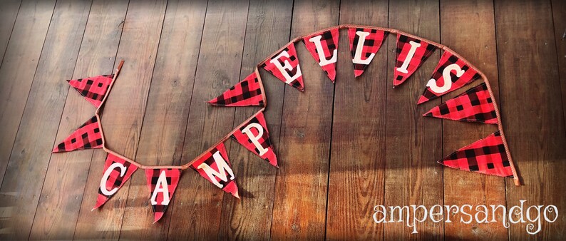 Custom Camp Banner Vintage Camp Party Happy Camper | Etsy