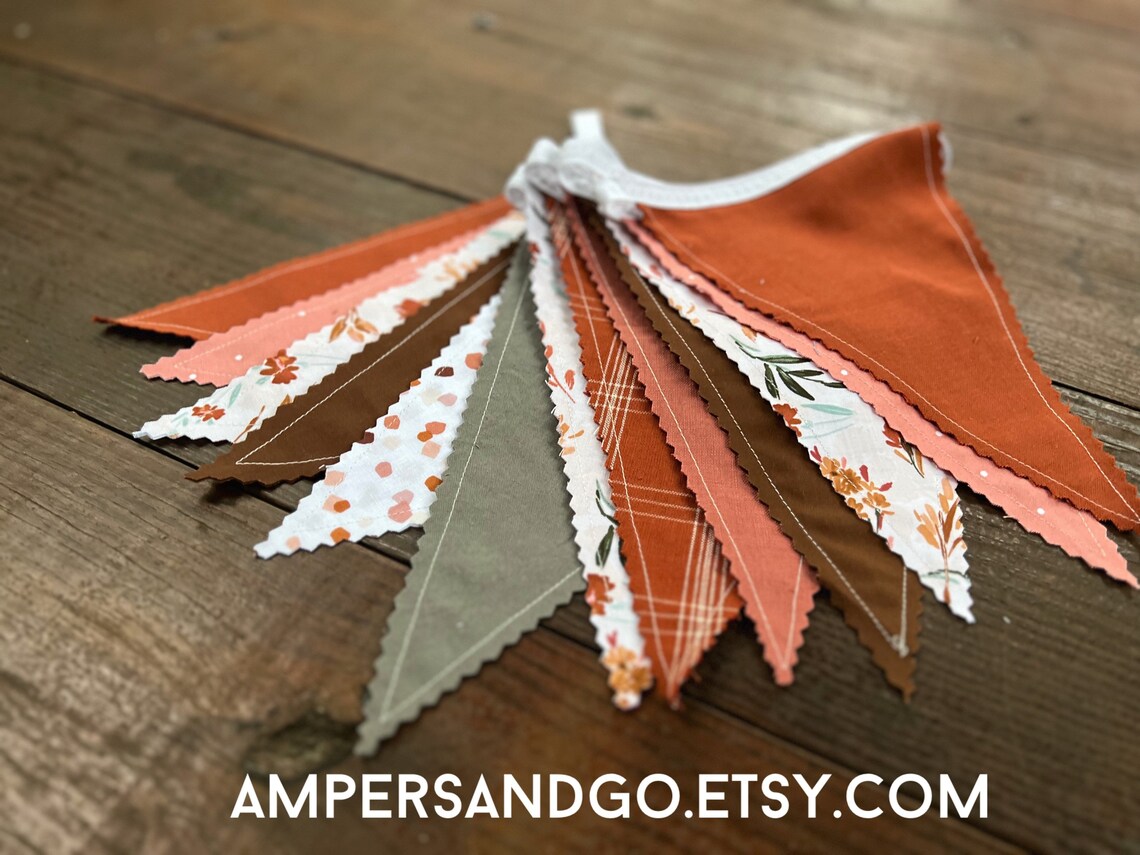 Wildflower Bunting Banner Boho Floral Banner Bridal Baby Shower Warm ...