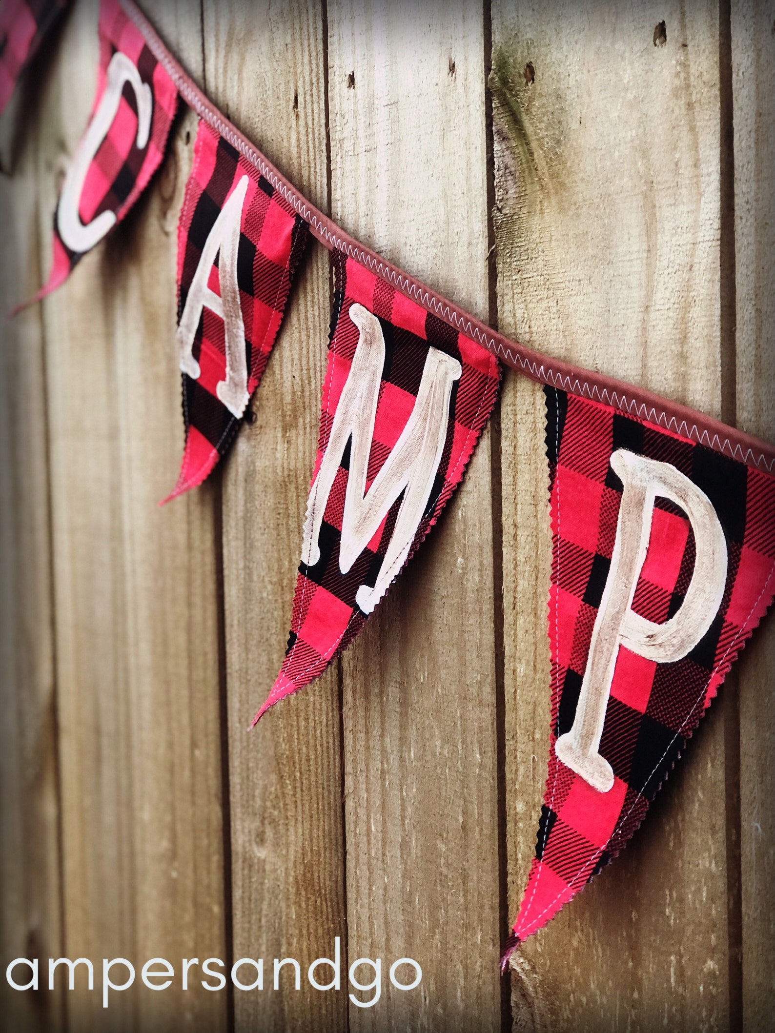 Custom Camp Banner Vintage Camp Party Happy Camper | Etsy