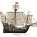 The Santa Maria 1460 Profile Artwork, A5 / A4 Glossy Print Sailing Ship ...