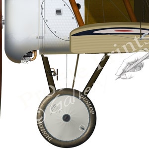 Sopwith Camel 1917 Vintage Aircraft Profile Artwork, A3 Print of First ...