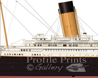 Titanic Side Profile