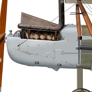 RE8 Vintage Aircraft Profile Artwork, A3 Print of First World War WW1 ...