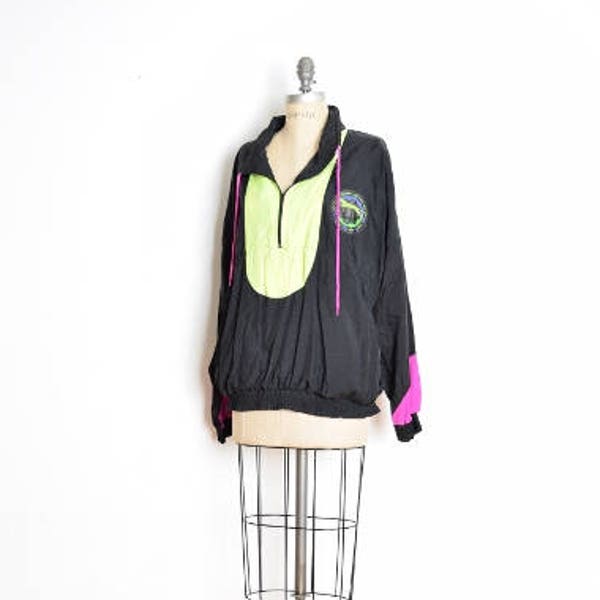Neon Windbreaker - Etsy