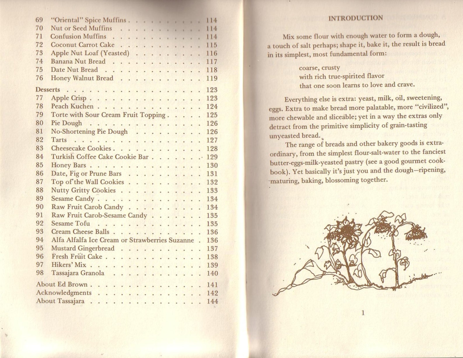 The Tassajara Bread Book by Edward Espe Brown. Cookbook, Shambhala, Zen ...