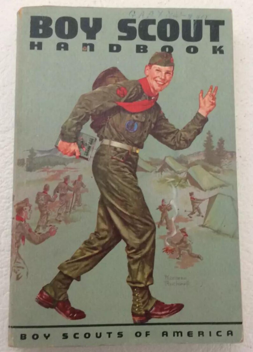 1959 Boy Scout Handbook, Sixth Edition, First Printing, Very Good ...