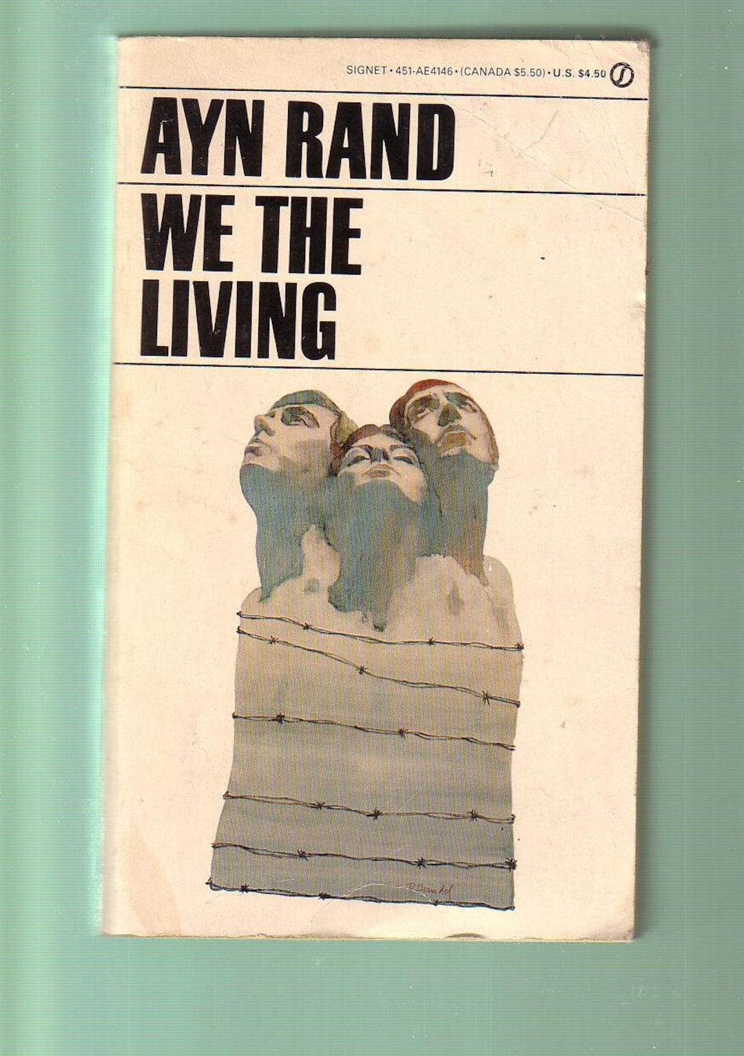 Ayn Rand's We the Living. 1980's Signet Edition in Very Good ...