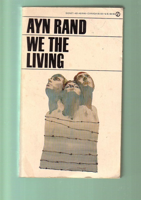 Ayn Rand's We the Living. 1980's Signet Edition in - Etsy