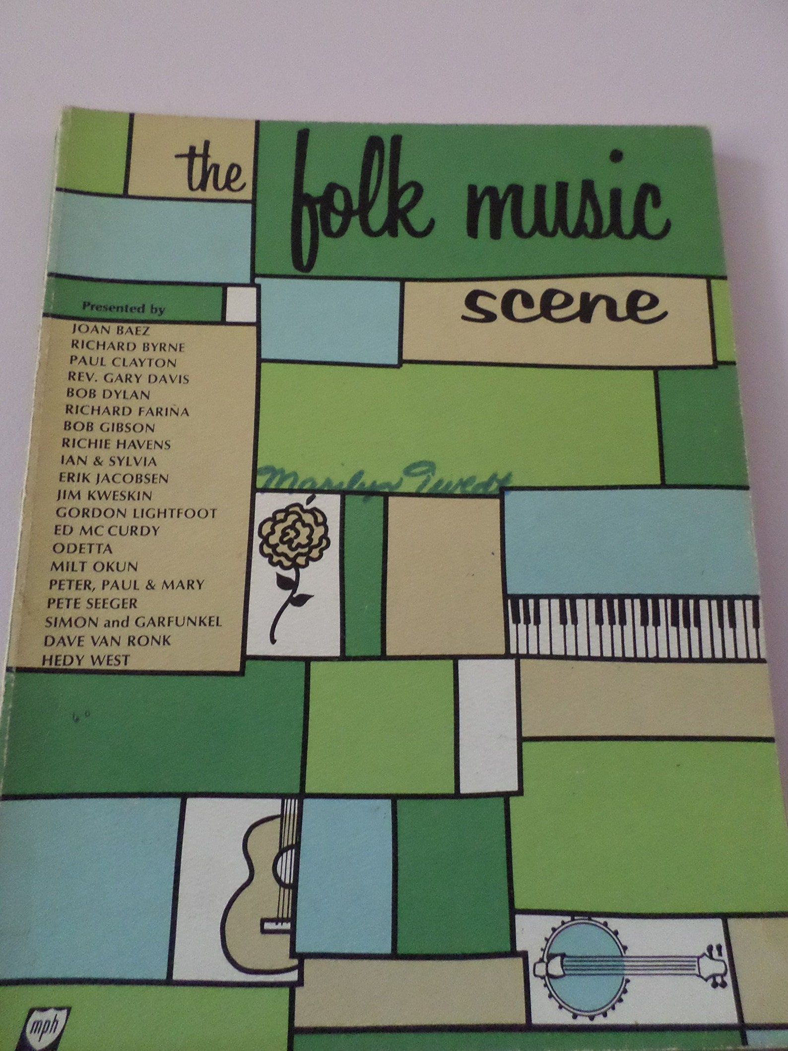 SONGBOOK_ the Folk Music Scene. Photos. 1967 Paperback, Anthology. Very ...