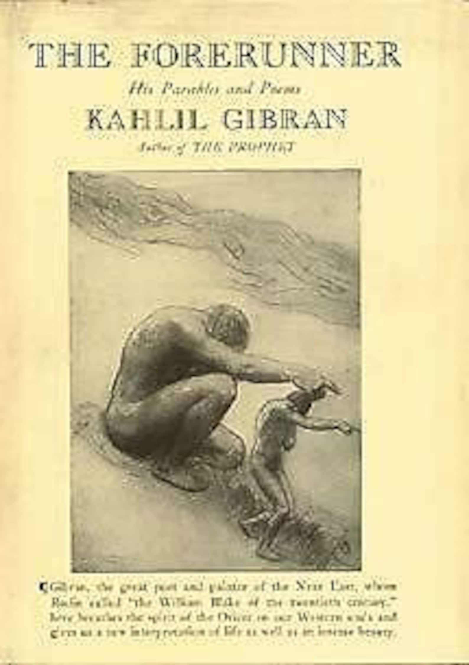 The Forerunner by Gibran His Parables and Poems. 1971 - Etsy