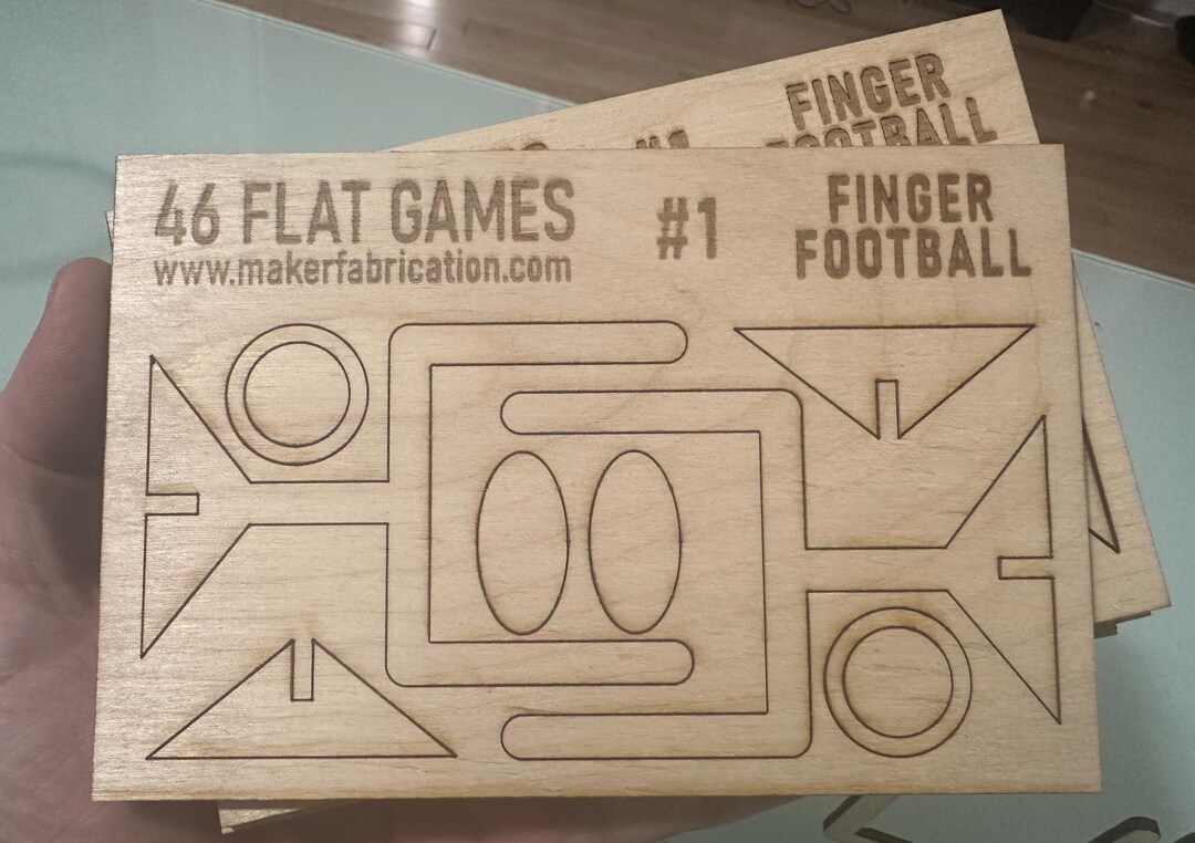 Flat Games™ #1 - Finger Football - Etsy