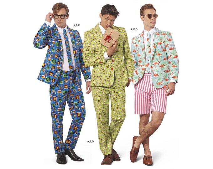 Simplicity Sewing Pattern 8528 Men's Costume Suit - Etsy