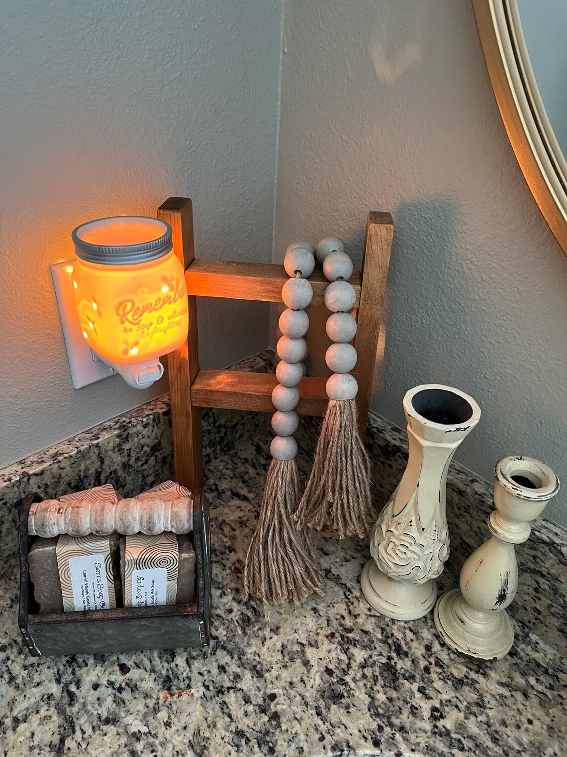 DIY Dollar Tree Hand Towel Ladder Tutorial - Etsy