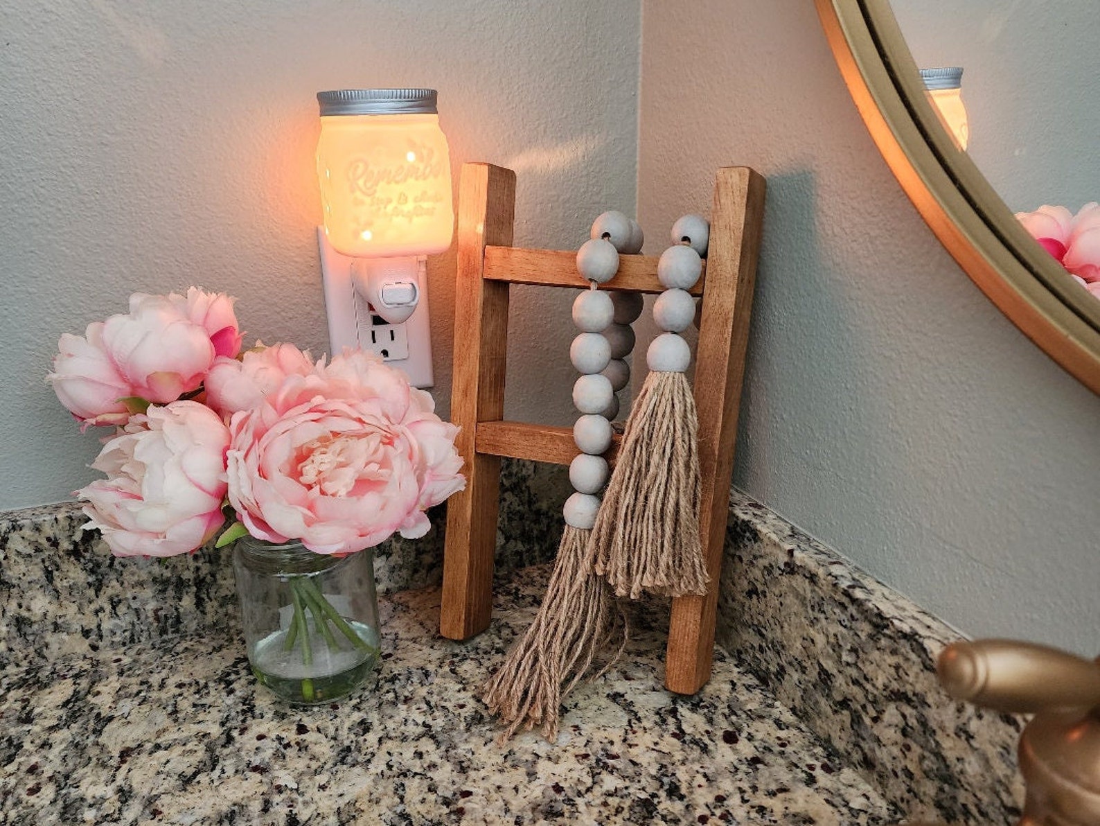 DIY Dollar Tree Hand Towel Ladder Tutorial - Etsy