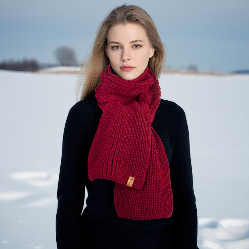 Mikasa Red Scarf - Etsy