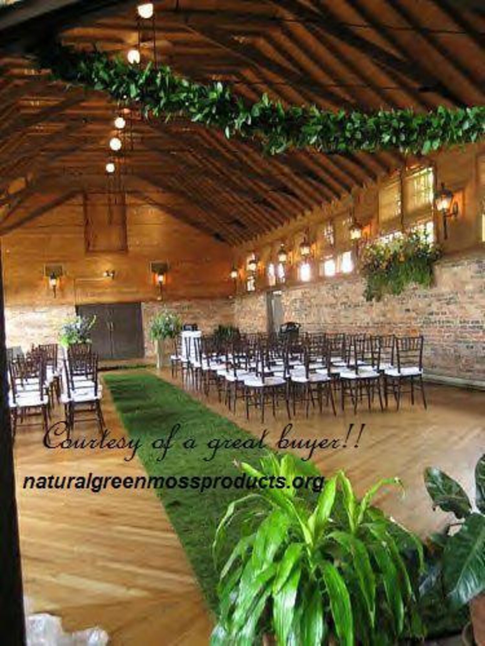Moss Runner 4'X20' Carpet Moss Table Runnergarden - Etsy