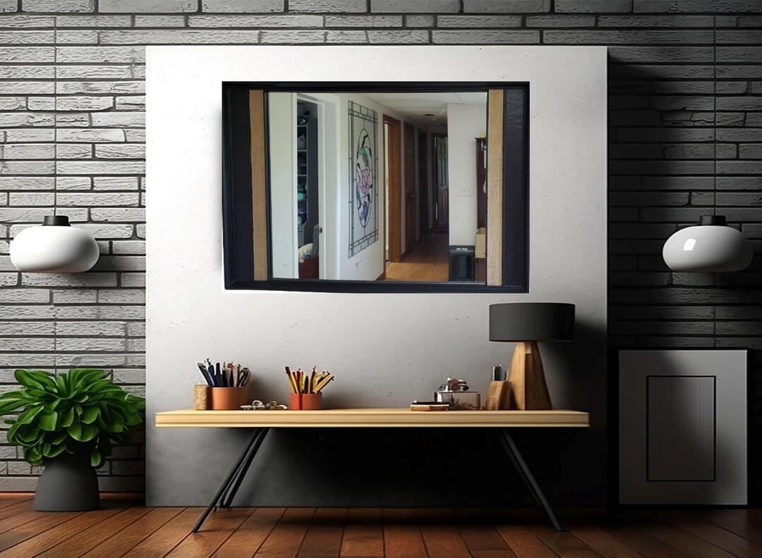 Restyled 1963 MCM Kent Coffey “perspecta” Mirror – 50"x32" Mid Century ...