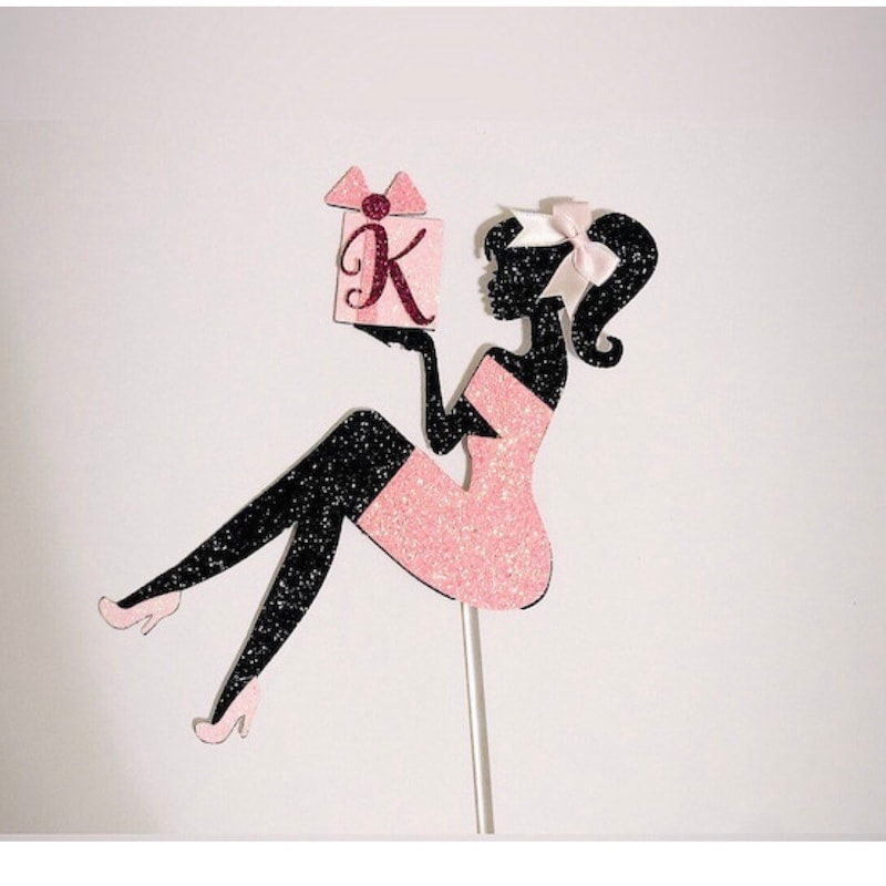 Lady Cake Topper - Etsy