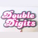 Double Digits Cake Topper, Ten Year Old Cake Topper, Tenth Birthday ...