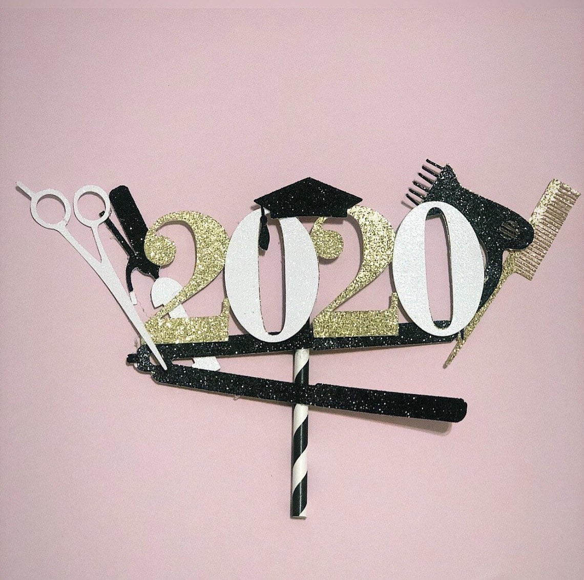 Hairstylist Cake Topper cosmetology cake topper beauty | Etsy