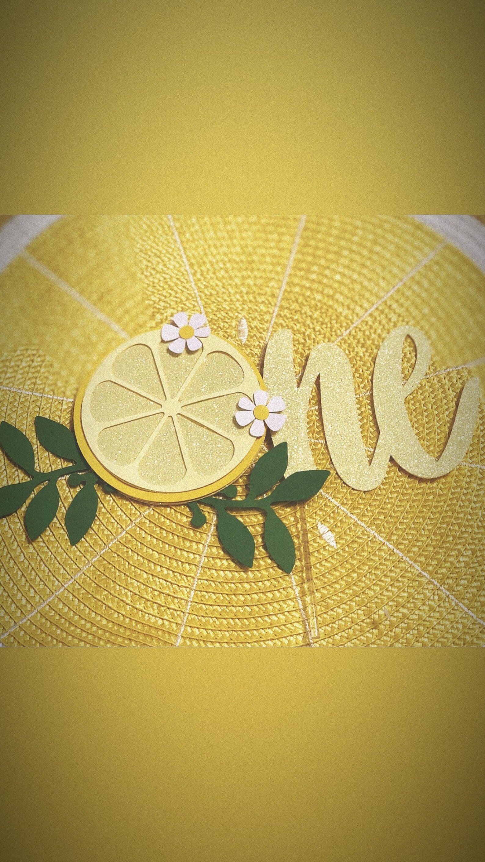 Lemon Cake Topper One Year Old Cake Topper Lemon Party | Etsy