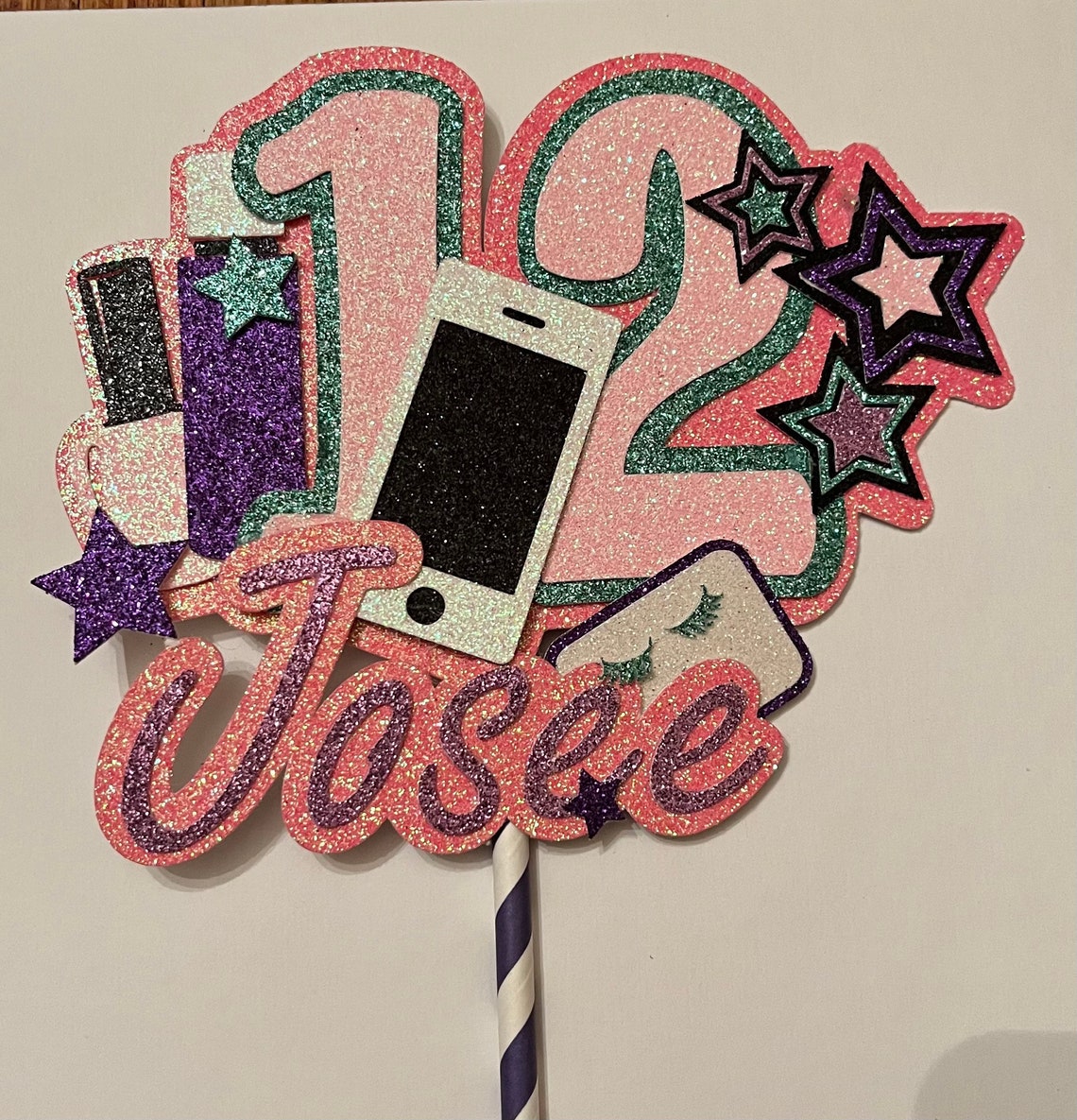 Tween Cake Topper, Teenager Cake Topper, Cell Phone Cake Topper, Pre ...