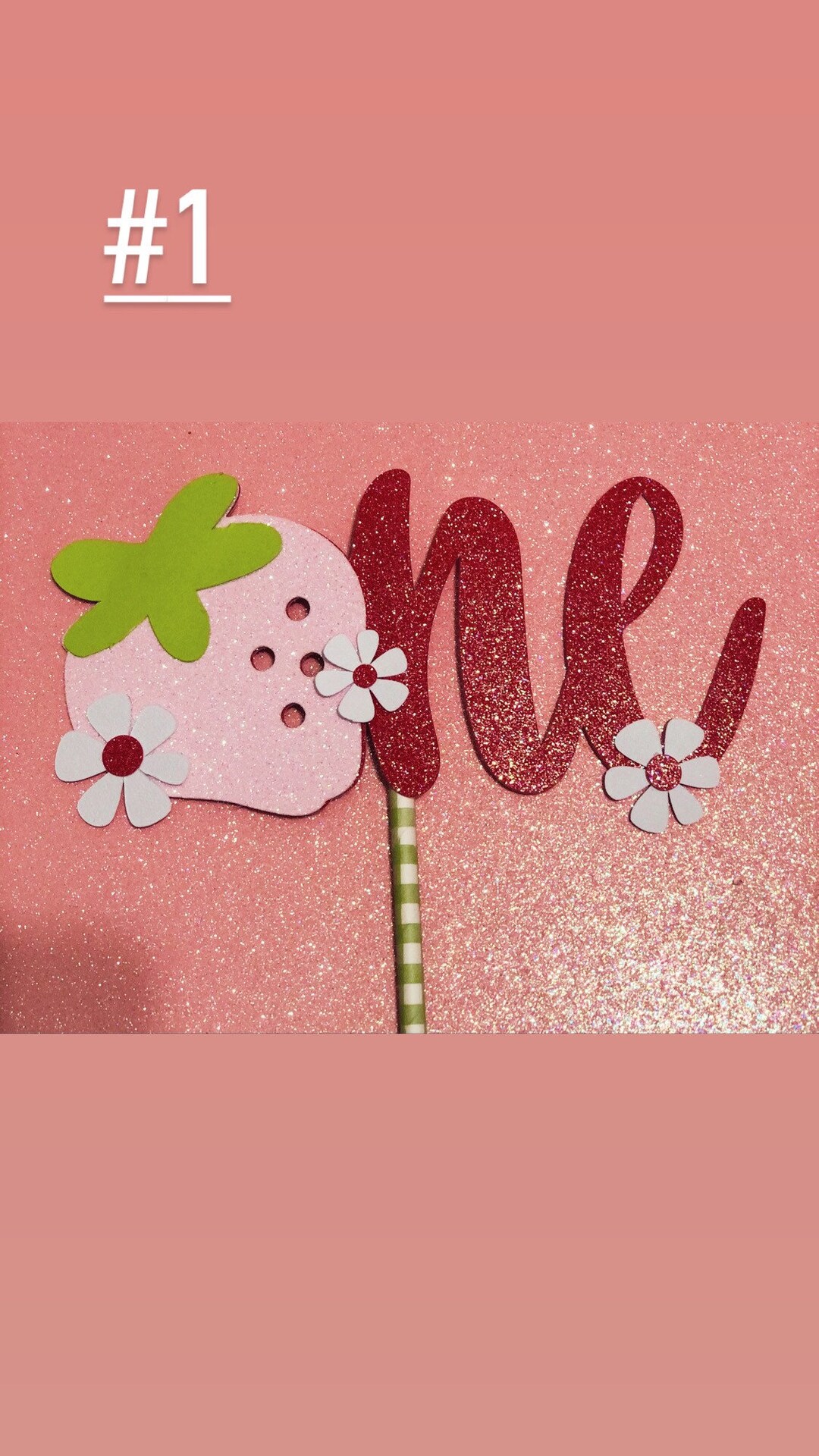 Strawberry Cake Topper, Strawberry Shortcake Cake Topper, Two Sweet ...
