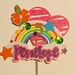 Bow Cake Topper, Rainbow Cake Topper, Jojo Bow Cake Topper, Unicorn ...