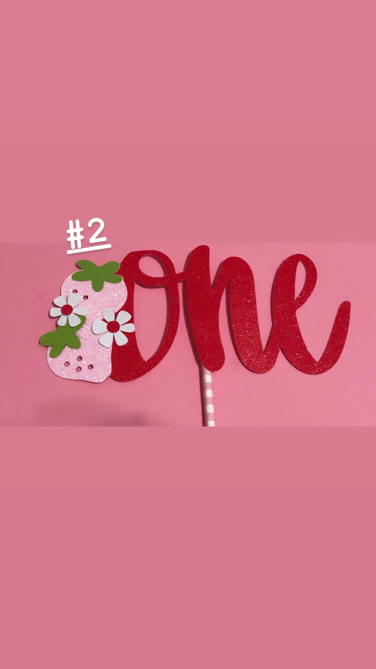 Strawberry Cake Topper, Strawberry Shortcake Cake Topper, Two Sweet ...