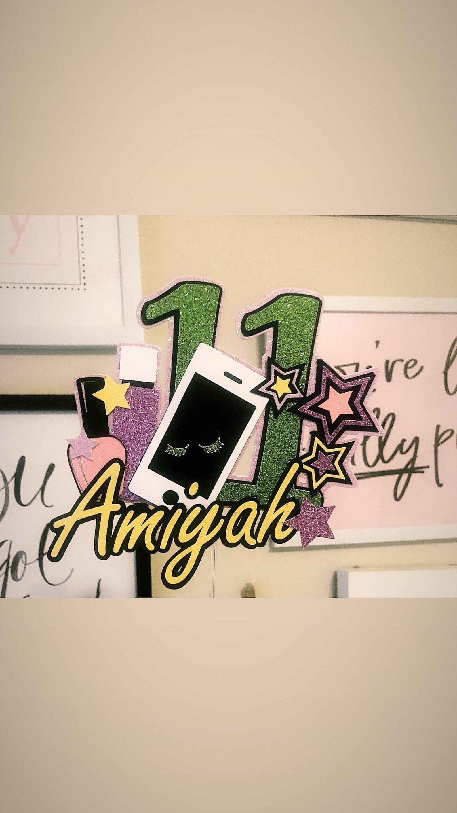 Tween Cake Topper, Teenager Cake Topper, Cell Phone Cake Topper, Pre ...
