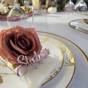 Acrylic Name Place Cards, Name Plaques, Acrylic Names for Plates, Name ...