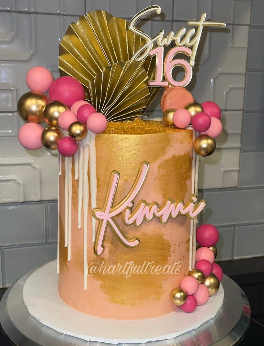 Sweet 16 Acrylic Cake Topper, Sweet Sixteen Acrylic Cake Topper, Sweet ...