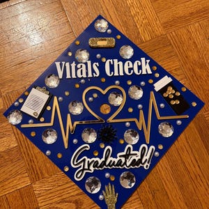 ACRYLIC Graduation Cap Topper, Nurse Graduation, Medical Assistant ...