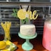 Lemon Cake Topper One Year Old Cake Topper Lemon Party - Etsy