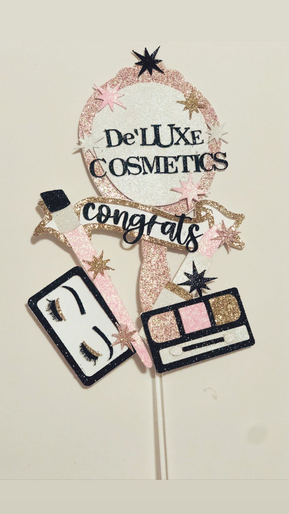 Eyelashes Cake Topper, Eyelash Cake Topper, Beauty Cake Topper, Makeup ...