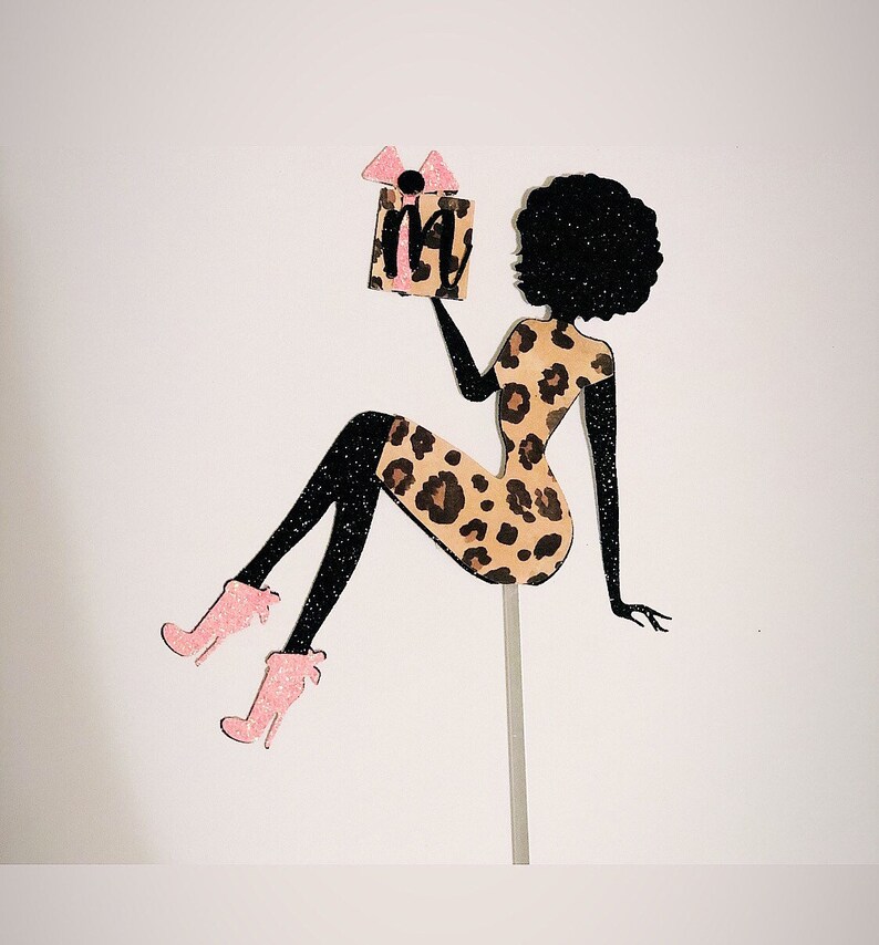 Sitting Lady Cake Topper Sitting Girl Cake Topper 35th - Etsy