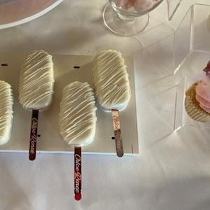 Engraved Custom Cakesicle Sticks,acrylic Popsicle Sticks, Engraved ...